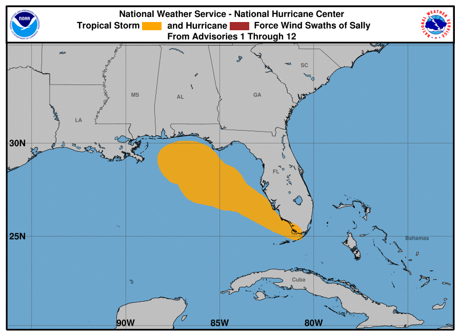 TS Sally Leaves Mark on Sanibel Over the Weekend