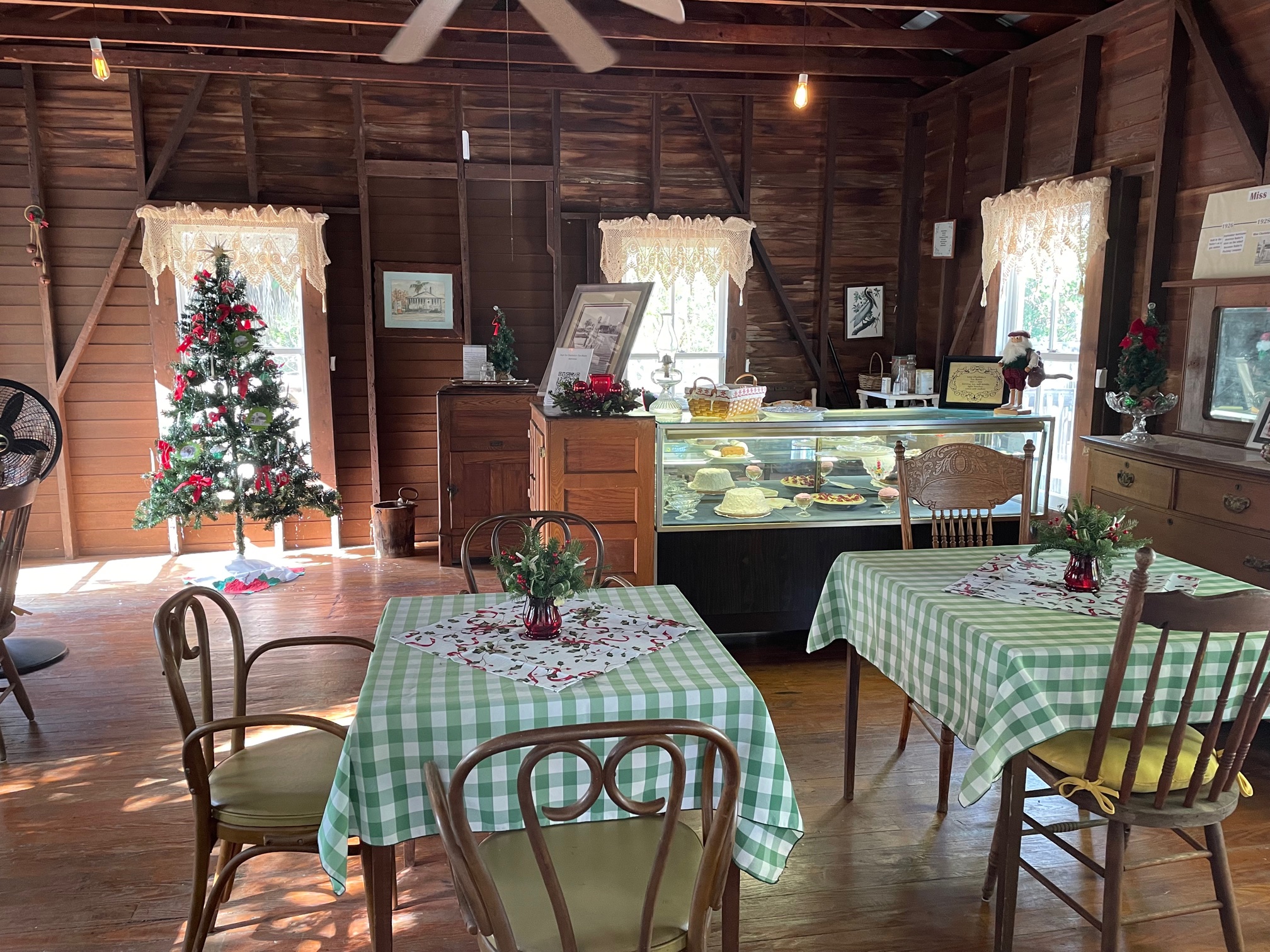 Historical Village Holiday Exhibit Features Timeline of Tea Room